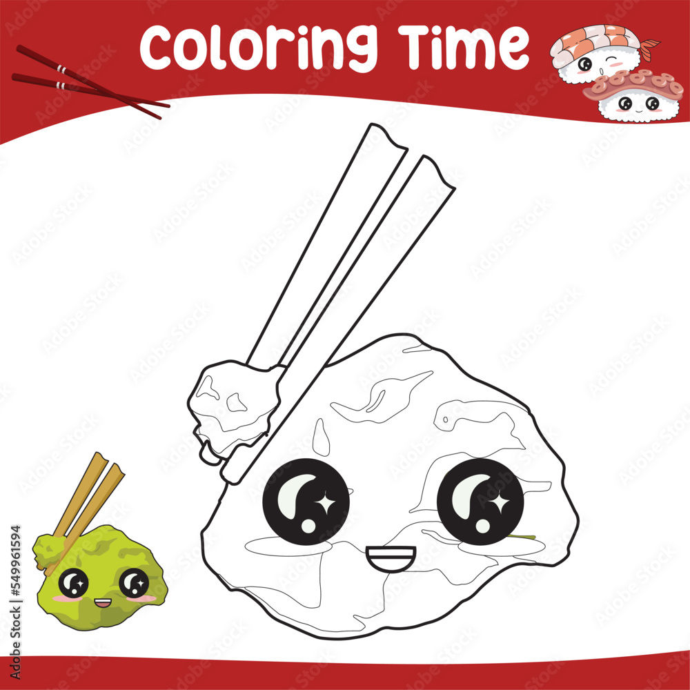 Coloring page for children. Educational printable coloring worksheet ...