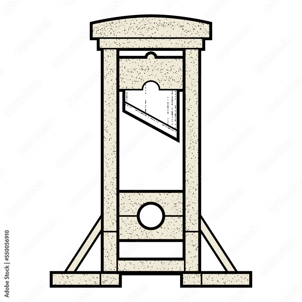 Guillotine, capital punishment via decapitation, cut off head medieval ...
