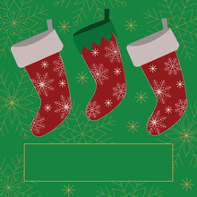 Candy Cane And Stockings Paper Free Stock Photo - Public Domain Pictures