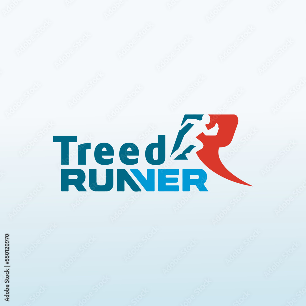 Runner Prime Logistics logo design Stock Vector | Adobe Stock
