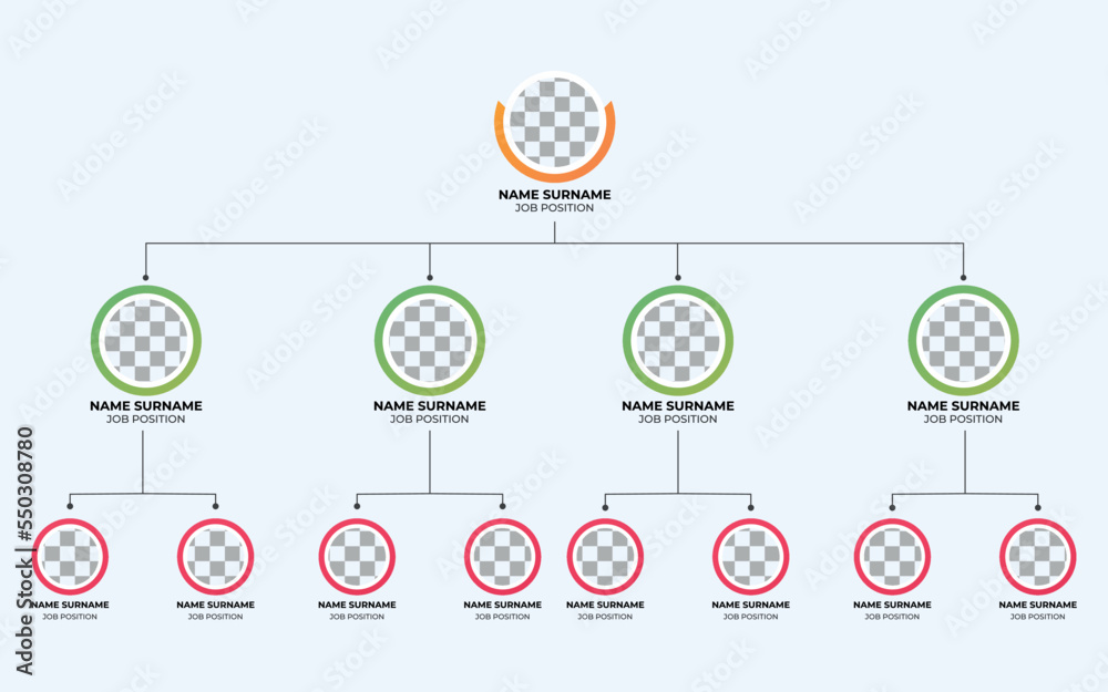 Hierarchy template infographic. Business hierarchy infographic elements ...