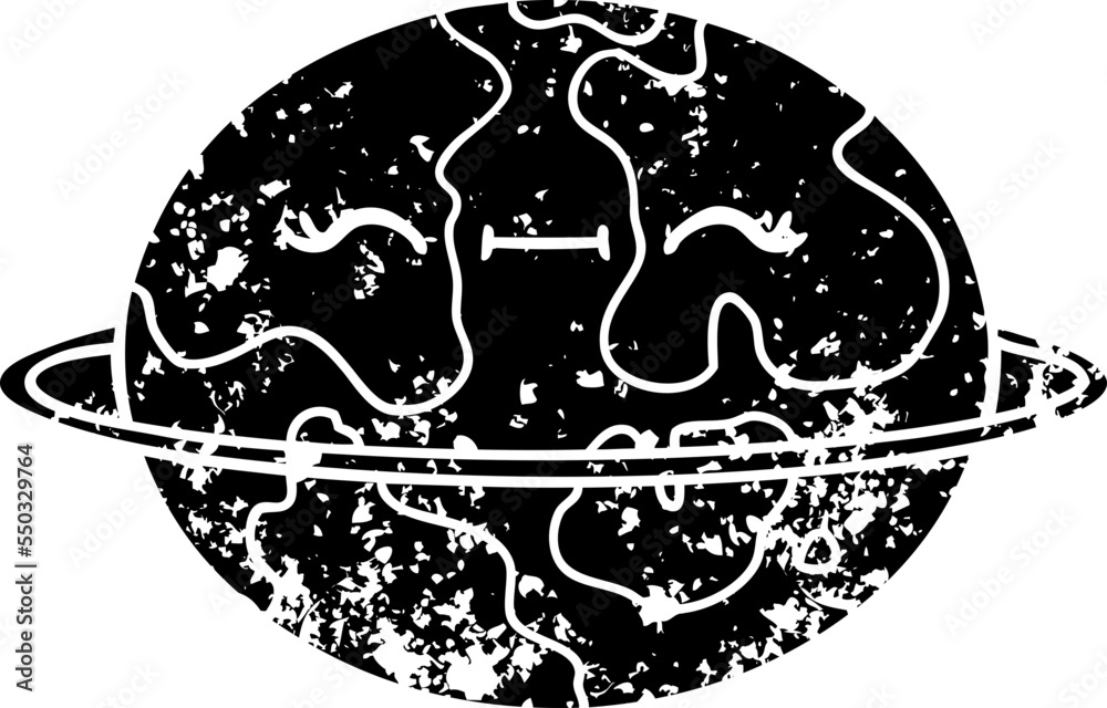 cartoon habitable alien planet Stock Vector | Adobe Stock