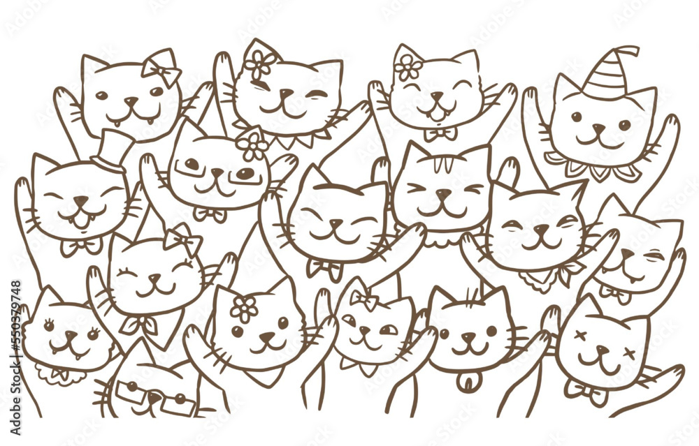 cartoon doodle kawaii anime coloring page cute illustration clipart ...