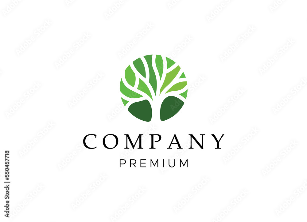 Tree vector icon. Nature trees vector illustration logo design. Stock ...