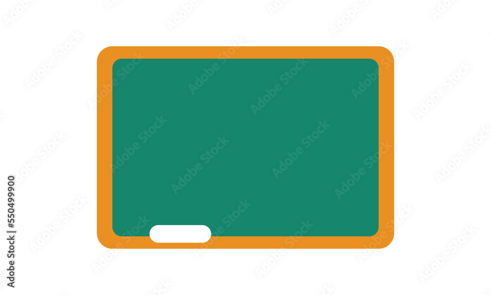 Blank chalkboard icon for web. Simple blackboard sign vector design ...