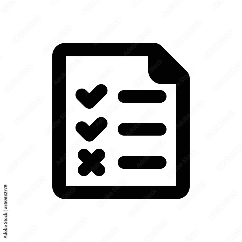 Audit icon - vector illustration . Audit, Checklist, Exam, Survey ...