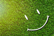 Face With Grass Free Stock Photo - Public Domain Pictures