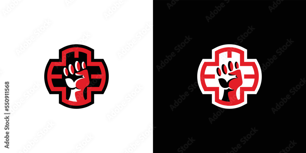 clenched fist vector illustration for resistance and revolution symbol ...