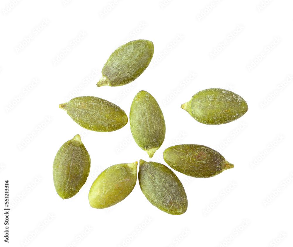 Pumpkin seeds on transparent png Stock Photo | Adobe Stock
