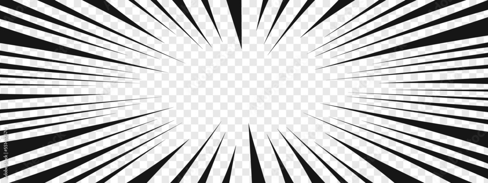 Manga template. Comic book page design. Cartoon emphasis, boom, bang ...