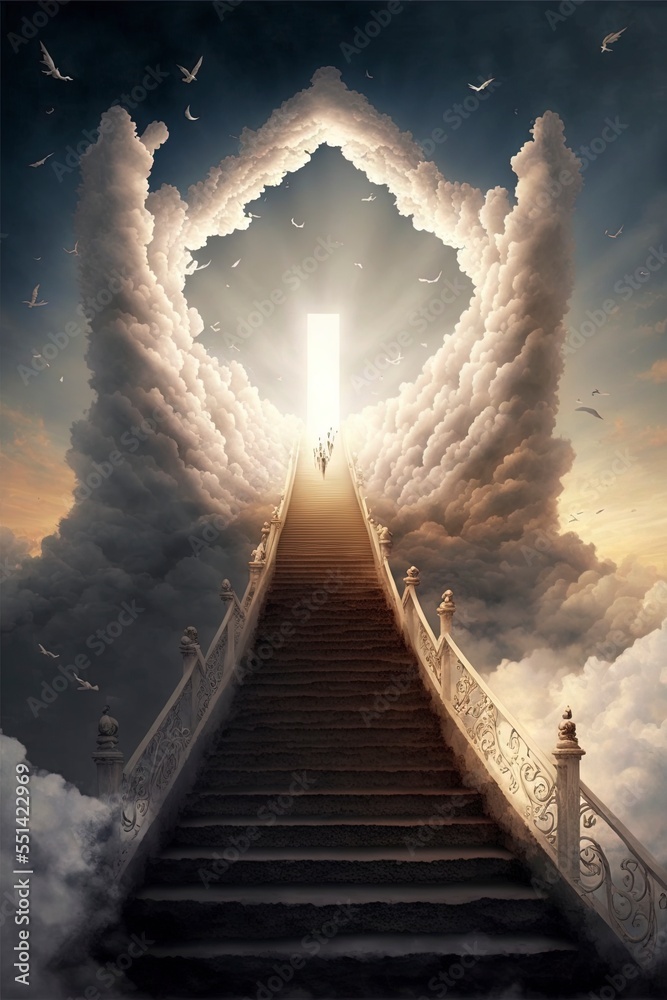 Stairway to heaven Stock Photo | Adobe Stock