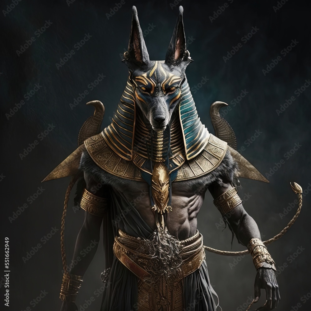 The ancient Egyptian god of death and the world of the dead, the ...