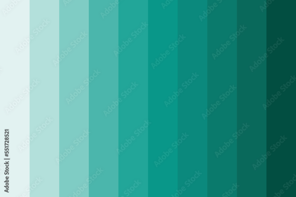 teal color palette with code color collection background Stock Vector ...