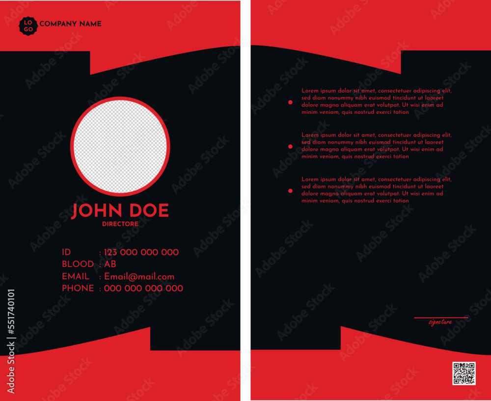 teacher id card, My name tag label vector card introduction blank sign ...