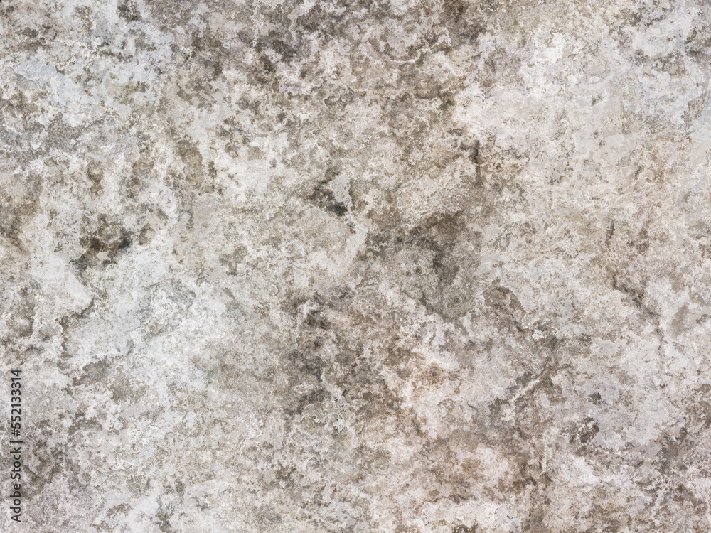 Grunge light brown grey marble or rock panel textured wall, clay stains ...