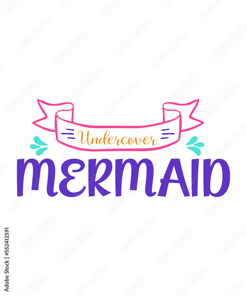 Mermaid Svg Bundle,Mermaid Svg,Give Me Vitamin Sea Svg,Birthday Girl ...