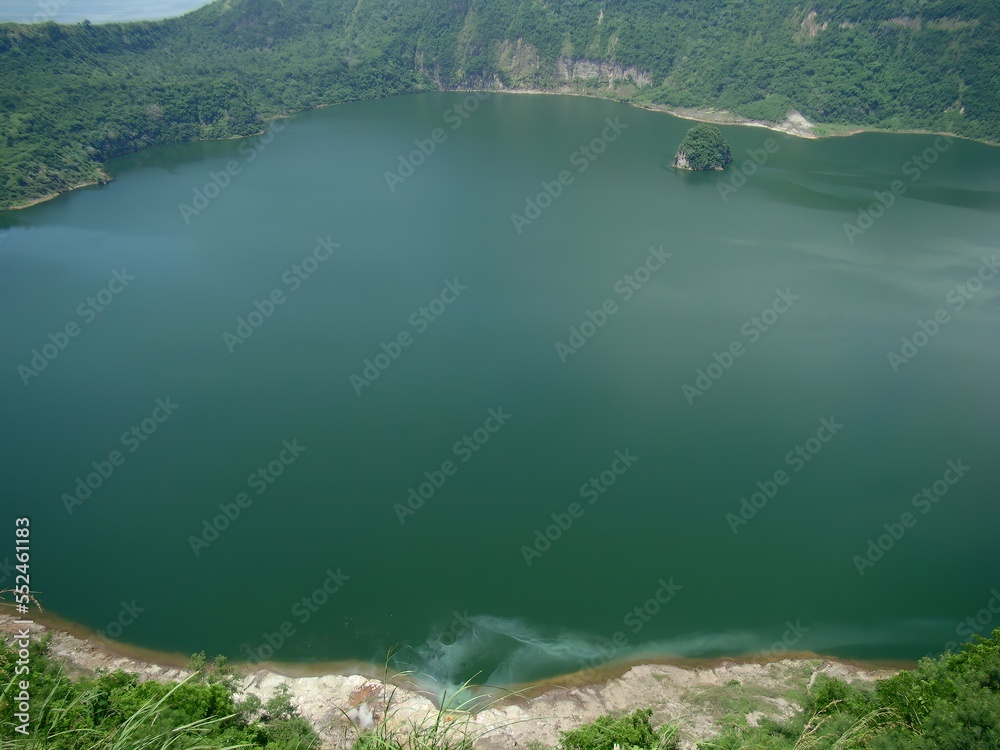 Taal volcano located Batangas Philippines is the smallest active ...