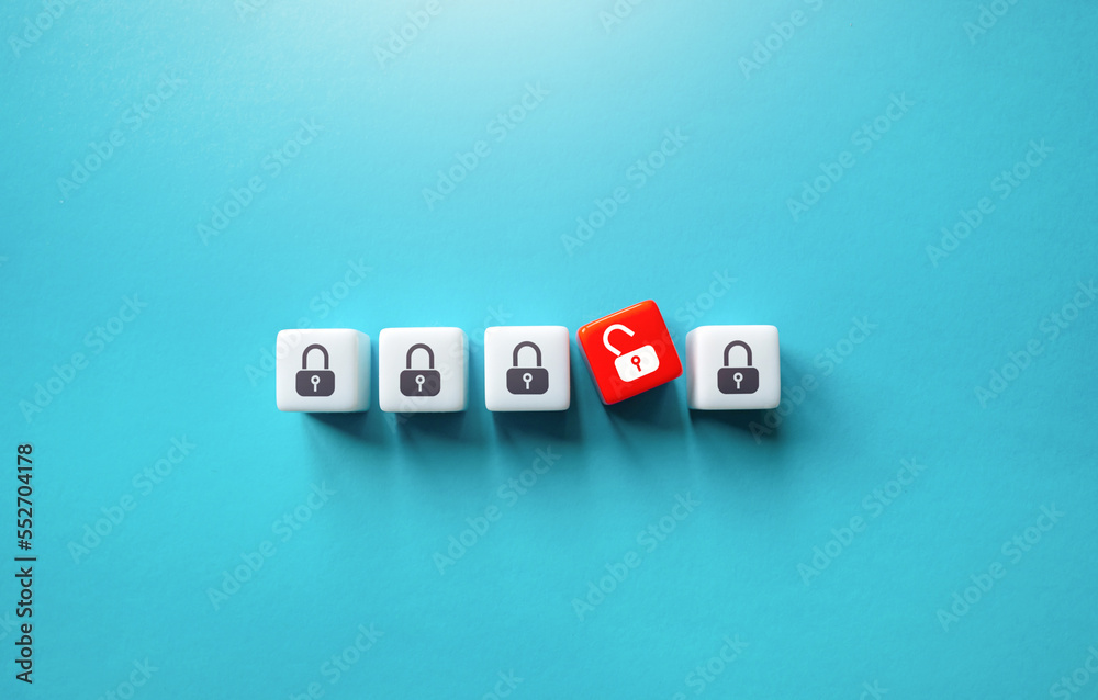 Security breach. Security is at stake. Reveal the secret. Alarm ...