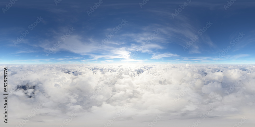 blue sky with clouds. heaven spherical 360 HDRI. skybox 3d rendering ...