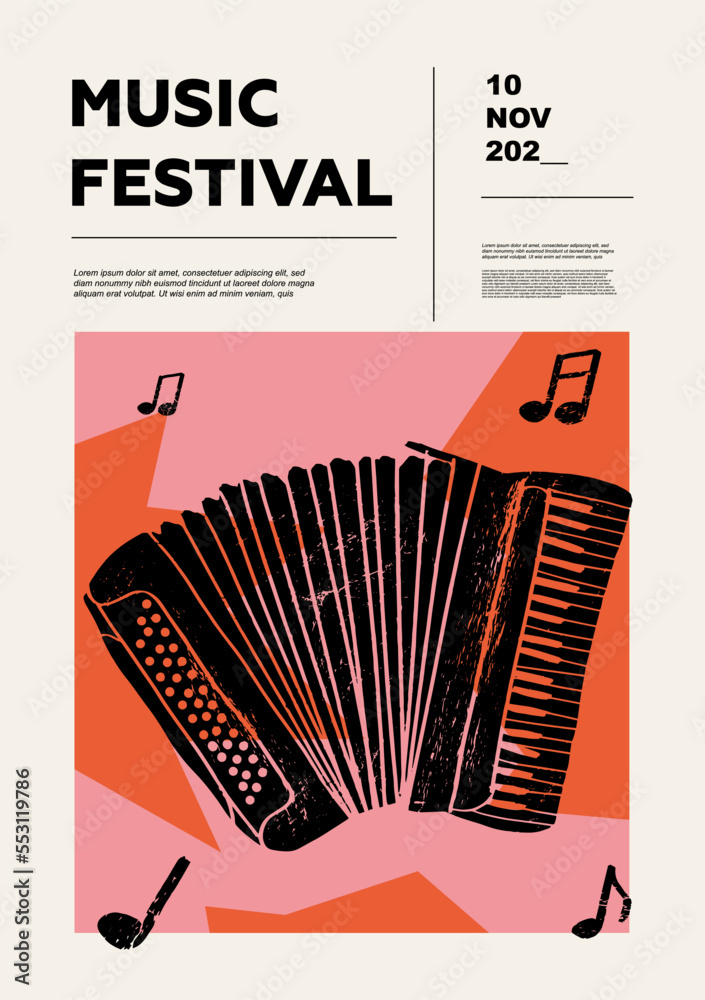 Accordion, squeezebox, squeeze box, squeeze-box, bayan. Music festival ...