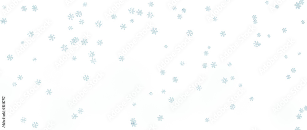 Snowflakes falling down on transparent background, heavy snow flakes ...