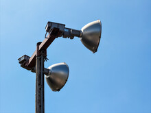 Megaphone Loudspeaker And CCTV Free Stock Photo - Public Domain Pictures