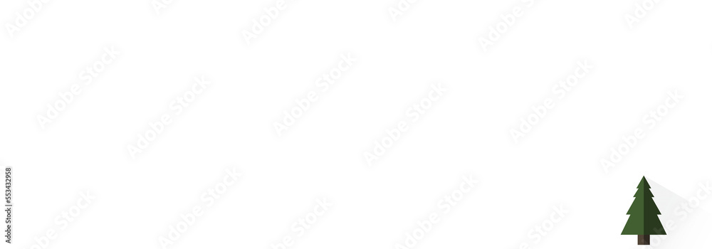 Little Green Christmas Tree with Shadow on Transparent Backgrounds. PNG ...
