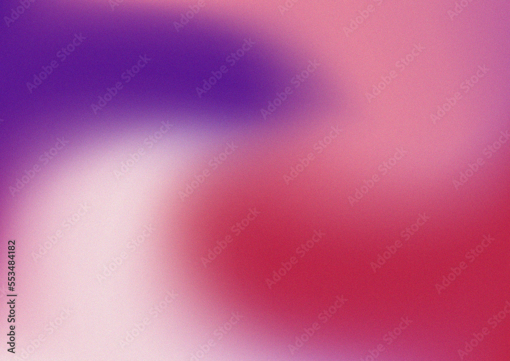 Retro gradient background with grain texture. Viva magenta abstract ...