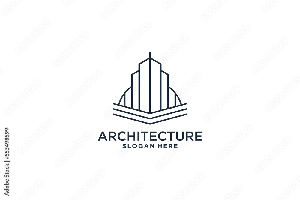 Building architecture logo design inspiration. Stock Vector | Adobe Stock