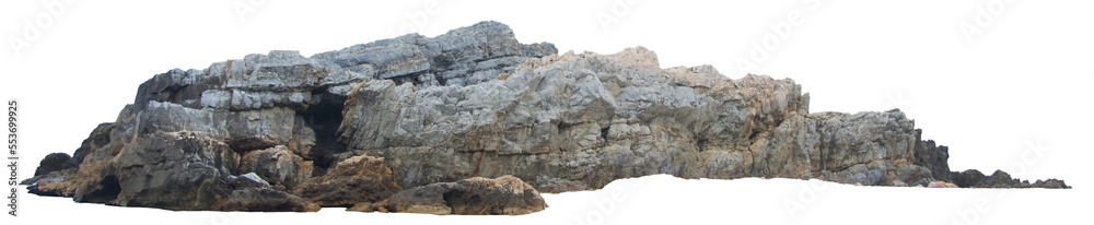 Isolated PNG cutout of a rock on a transparent background, ideal for ...