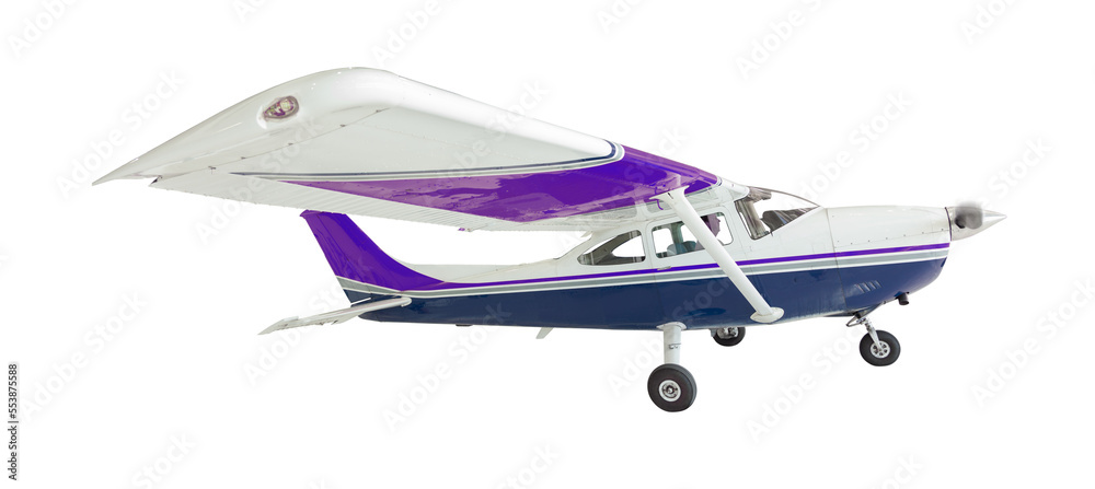 Transparent PNG Cessna 172 Single Propeller Airplane. Stock Photo ...