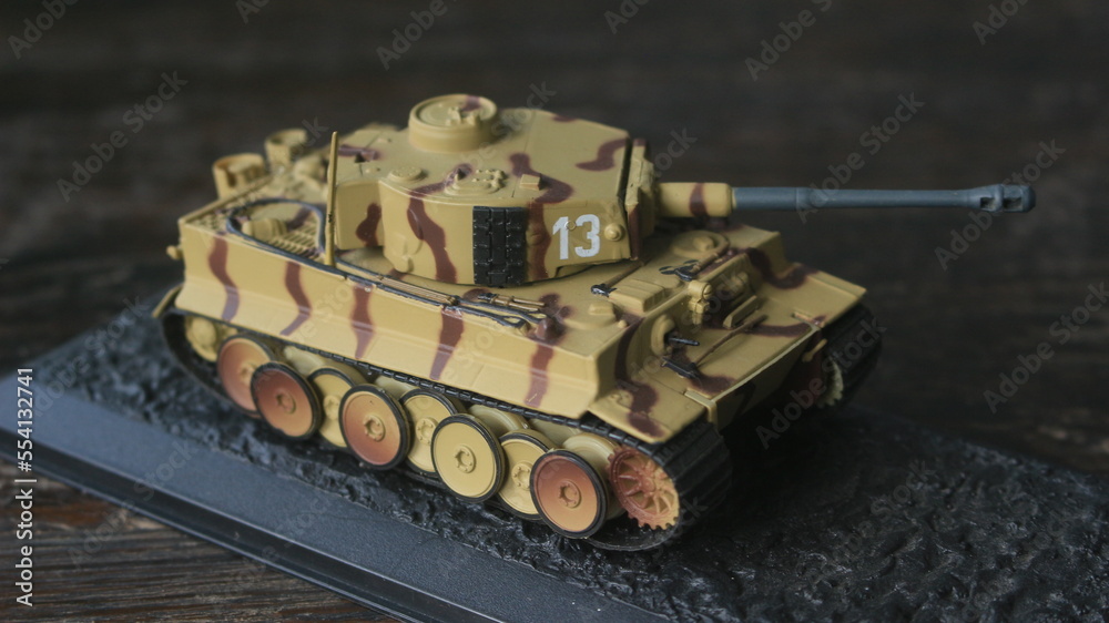 artistic miniature of the Tiger Tank, this German heavy tank from the ...