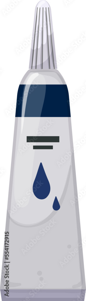 care eye drop cartoon. care eye drop sign. isolated symbol vector ...