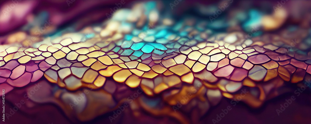 Abstract wallpaper background with colorful scale design (Generative AI ...