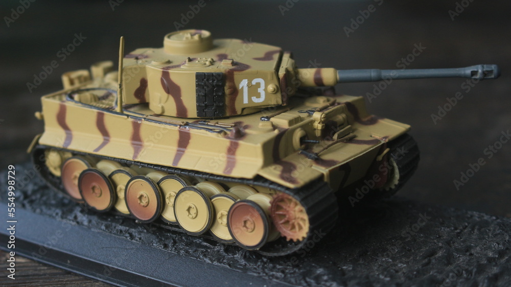 artistic miniature of the Tiger Tank, this German heavy tank from the ...