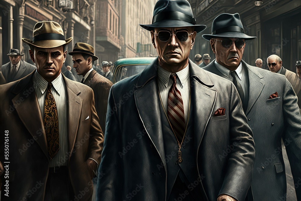 Generative Ai, Generative, Ai, Mobsters in early deys, on the streets ...