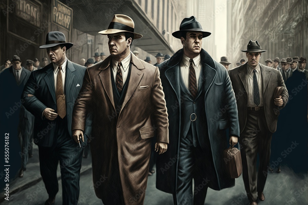Generative Ai, Generative, Ai, Mobsters in early deys, on the streets ...