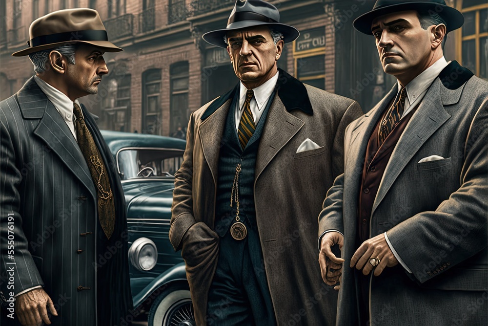 Generative Ai, Generative, Ai, Mobsters in early deys, on the streets ...