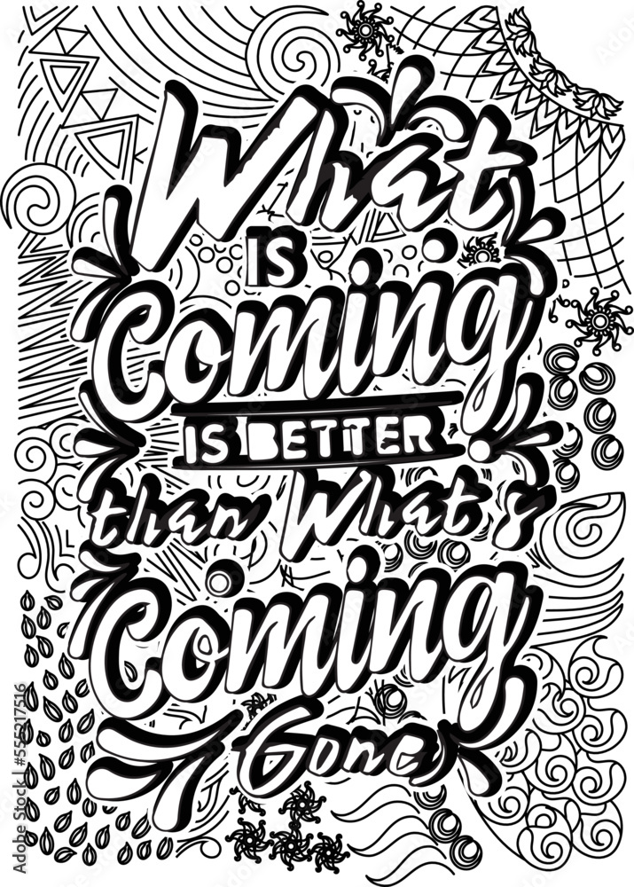 motivational quotes coloring pages design .inspirational words coloring ...