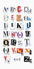 Alphabet Letters From Magazine Free Stock Photo - Public Domain Pictures