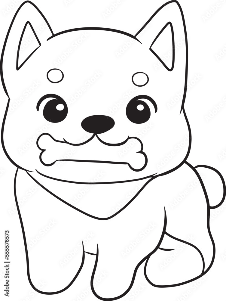 man logo cartoon doodle kawaii anime coloring page cute illustration ...