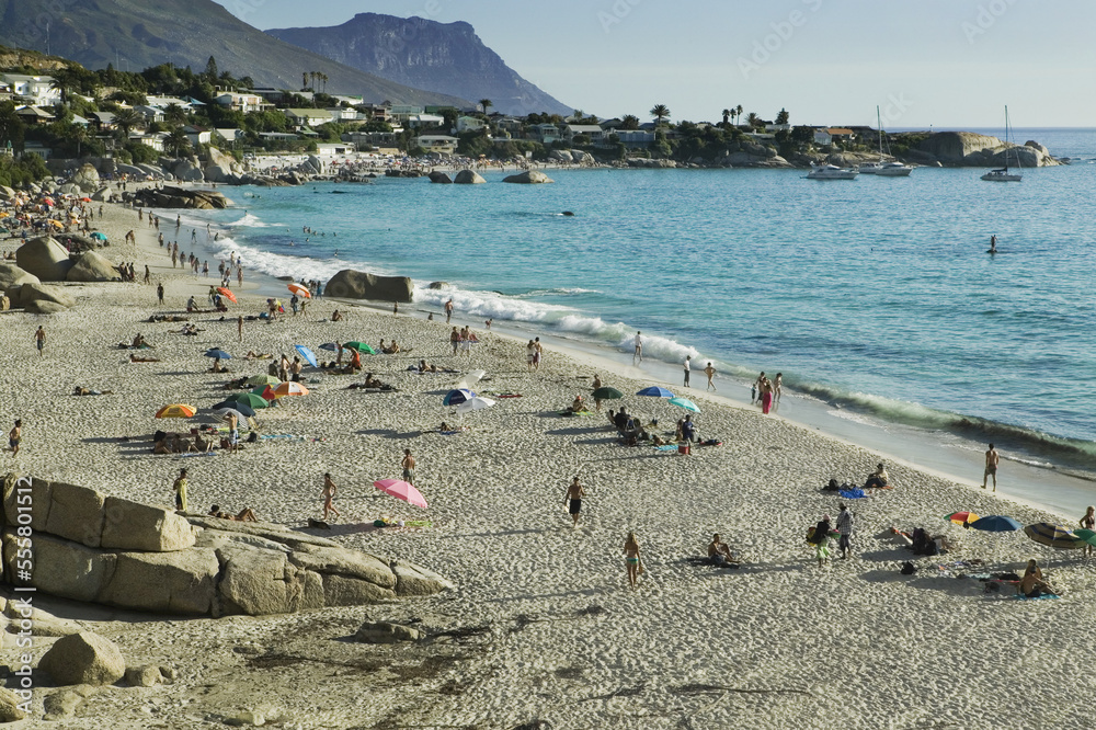 View of Clifton's Famous 4th Beach from 1st Beach, Cape Town, South ...
