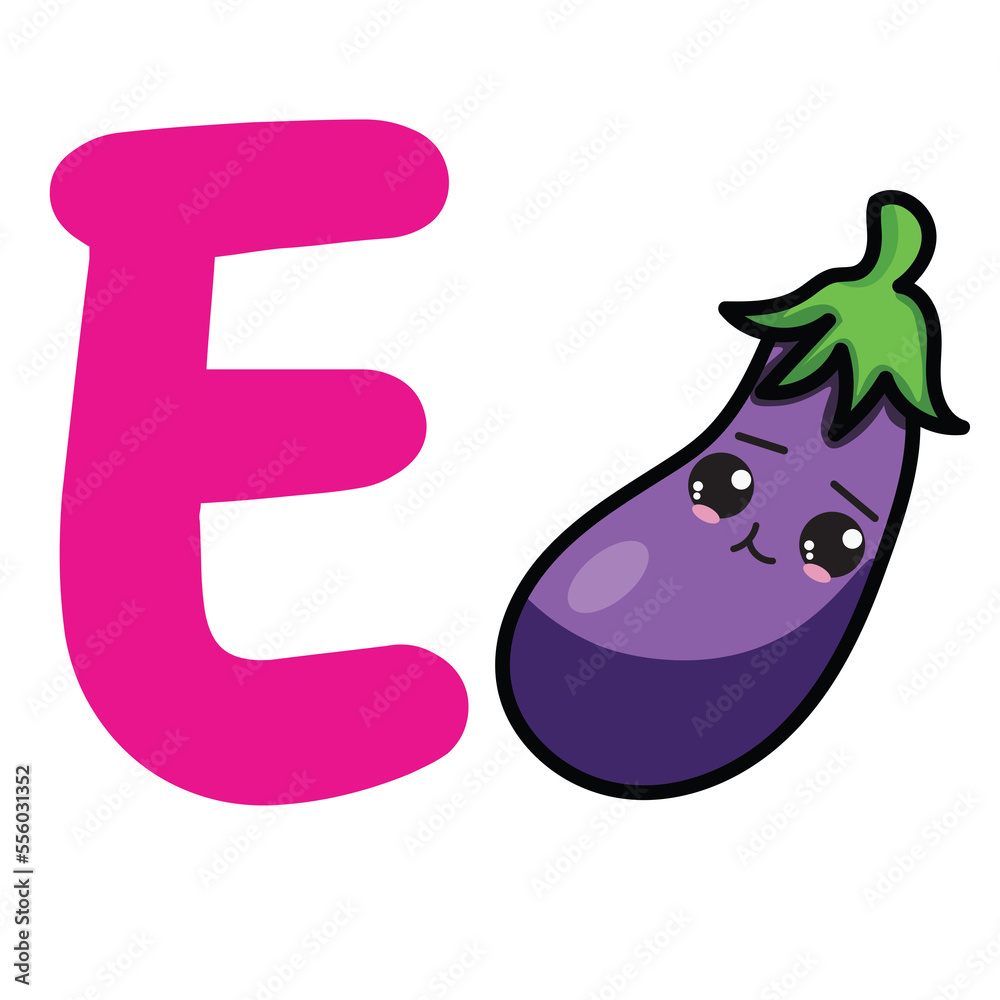 Fruit Alphabet Clip Art, Fruit A to Z Clipart, Cute a-z Clipart ,Clip ...