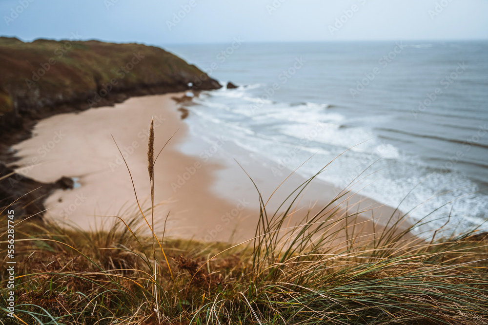 Blue Pool Bay, near Broughton Bay beach, unfocused, Gower peninsula ...