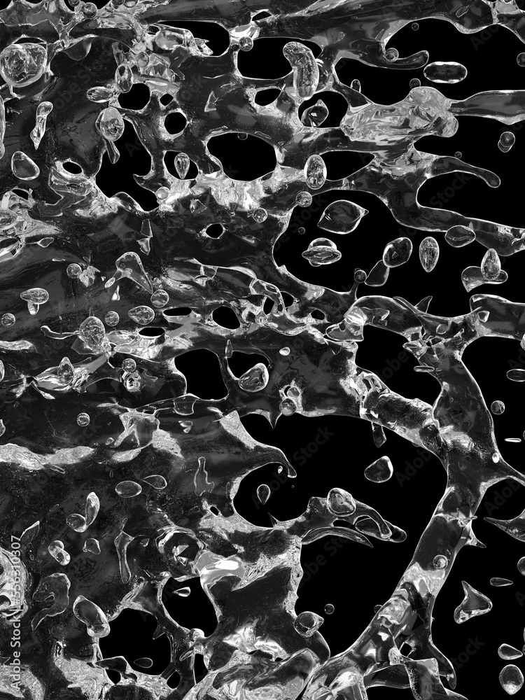 water flow background, 3d render Stock Illustration | Adobe Stock