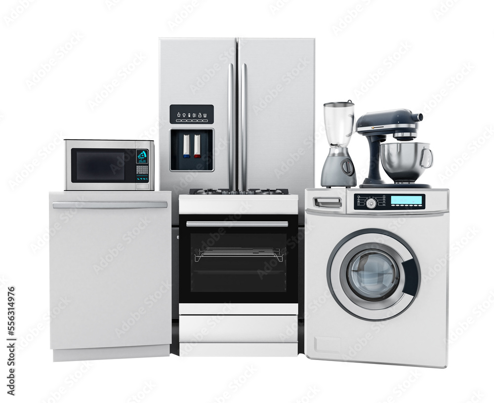 Household equipments on transparent background. Stock Illustration ...