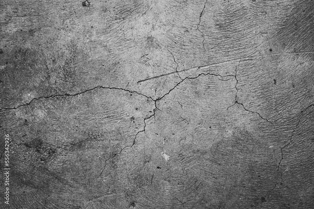 Concrete cement wall texture background or overlay. Black and white ...