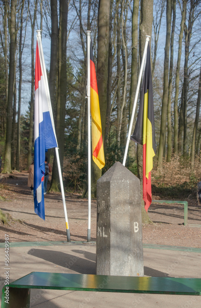Vaals April 2021: The three-country point is geographically unique at ...