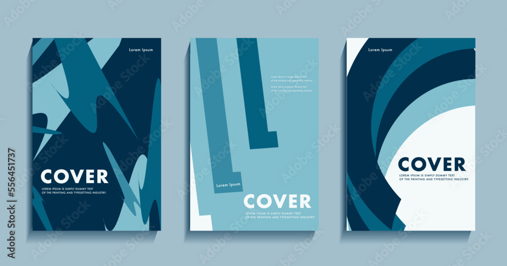 Modern poster for tournaments, invitations, awards or cups. Set of card ...
