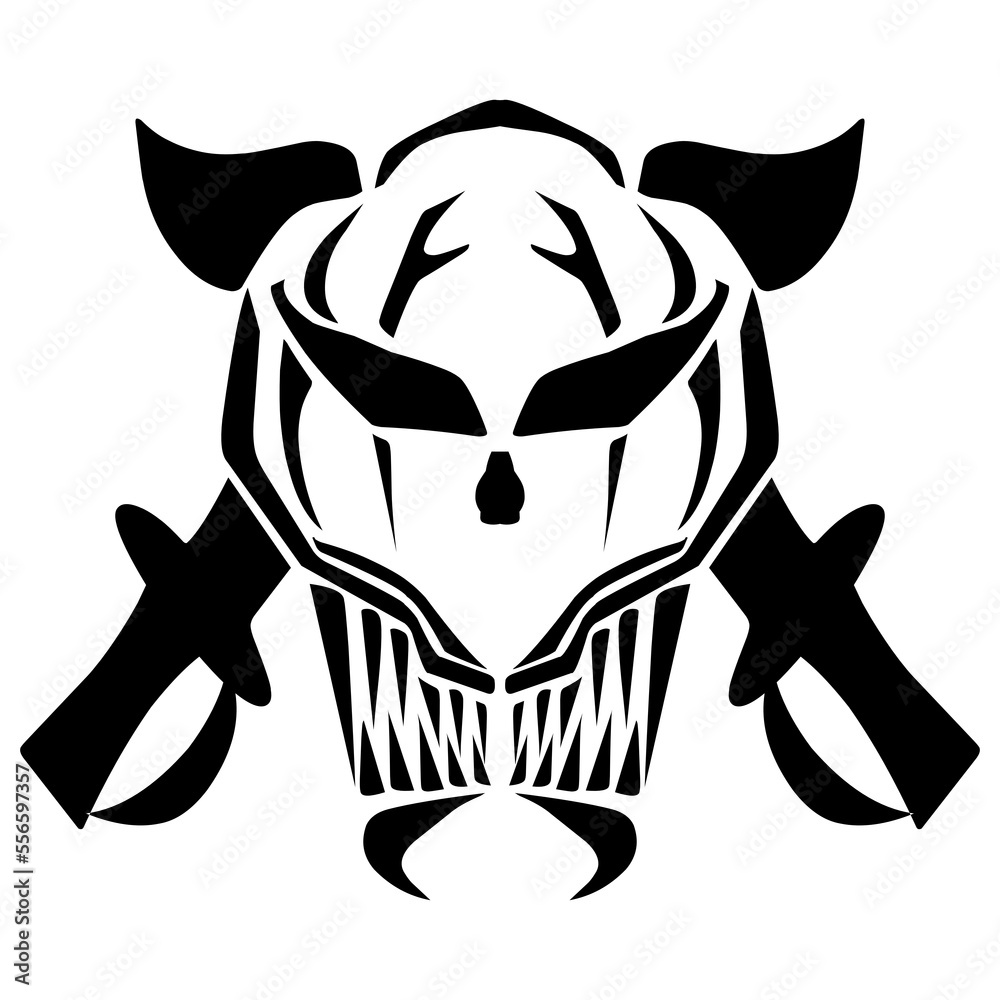 Illustration Stock Design Jack Pirate Flag with Skull and Crossed ...